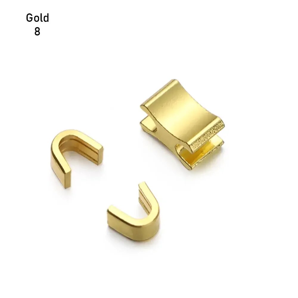 Комплекты ограничителей молнии металлические 10 шт. Size 8 Gold