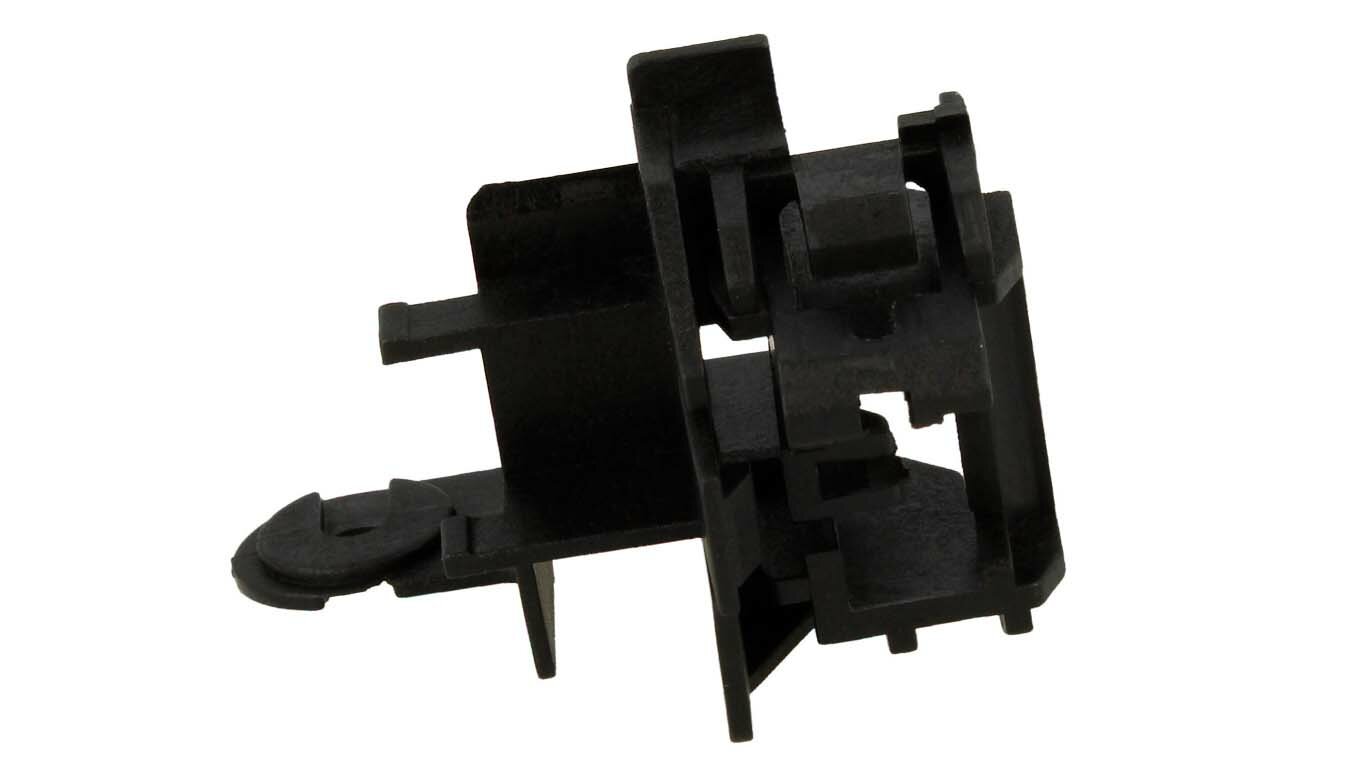 Фиксатор (верхний, левый) для стекол дверцы духового шкафа Blomberg 250480018 (L)