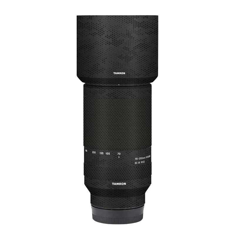 Защитная пленка для объектива Tamron 70-300 мм с змеиным узором в черном цвете - 3M клейкая основа