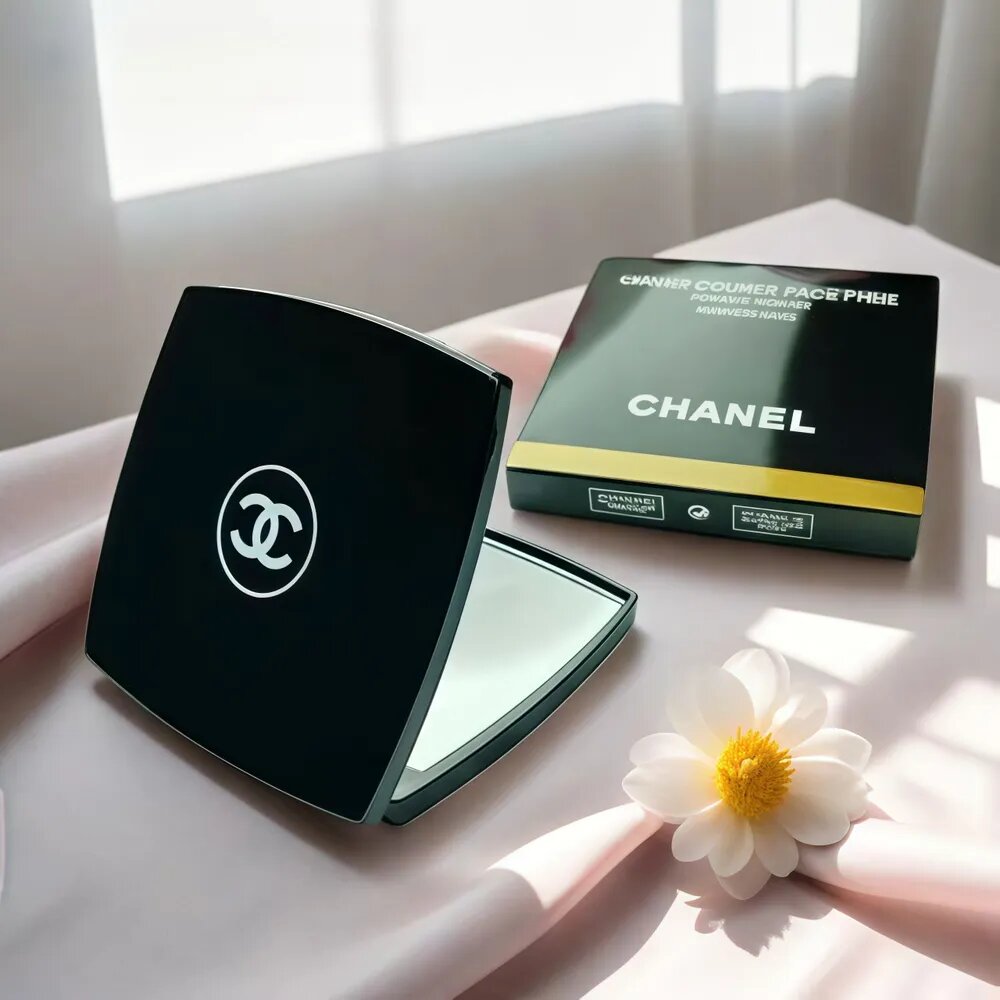 Chanel Зеркало карманное "зеркало карманное", 8 см х 8 см, 1 шт