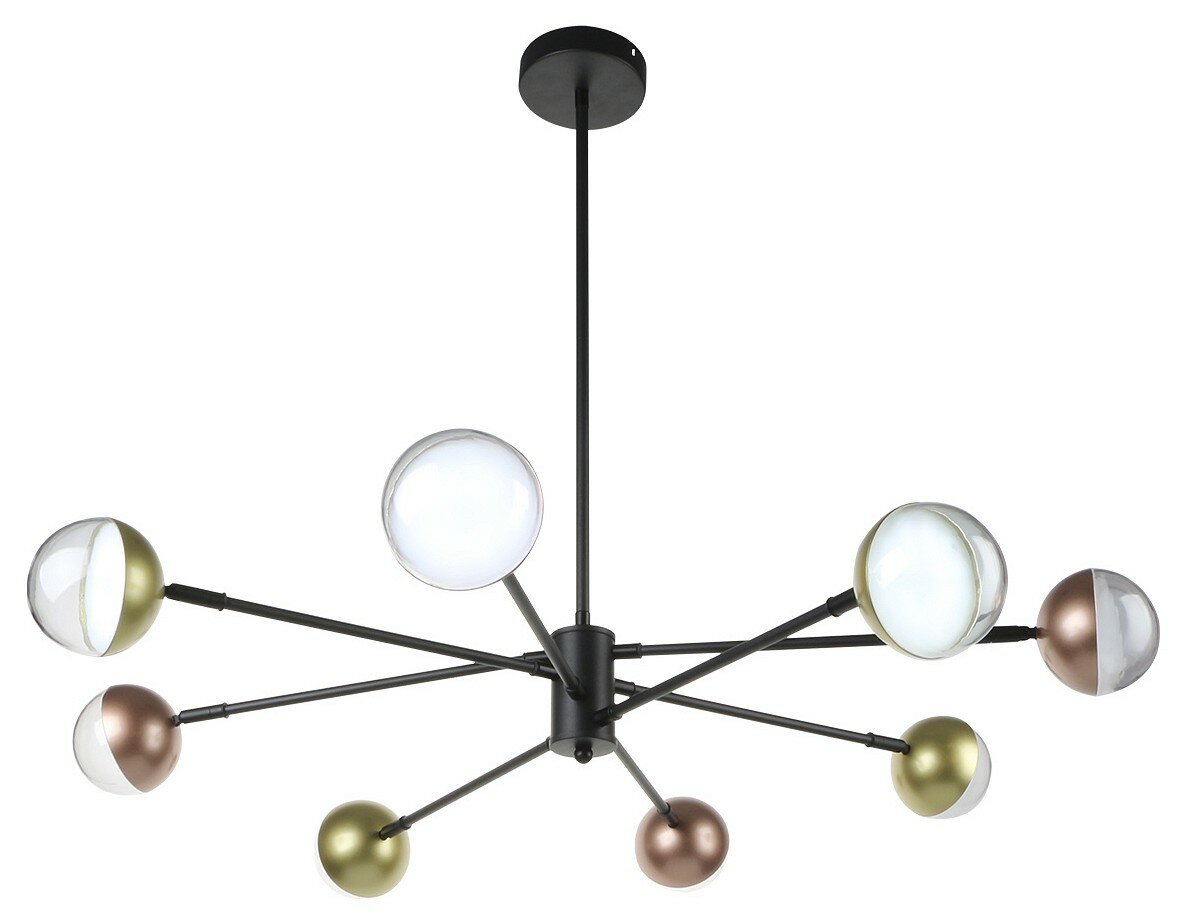 Люстра на штанге Escada DIVERSE 10271/8LED Gold/Copper