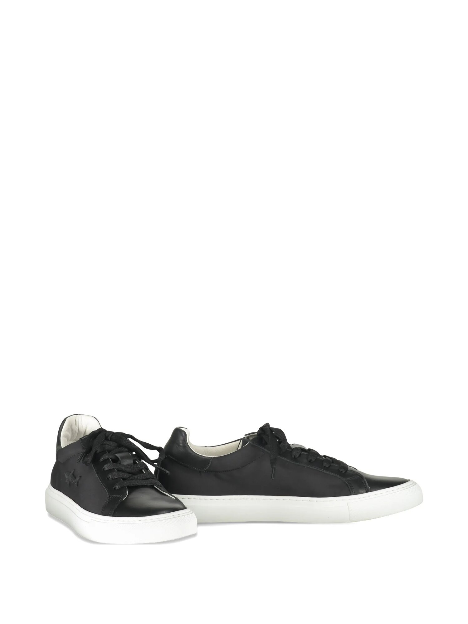 Кроссовки Paul & Shark Low white-sole sneakers, размер 40, black/black — фото 1