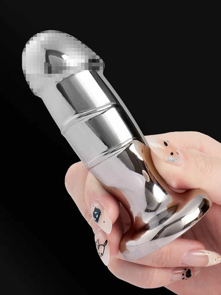 Металлическая анальная пробка Анальная пробка с вибрацией