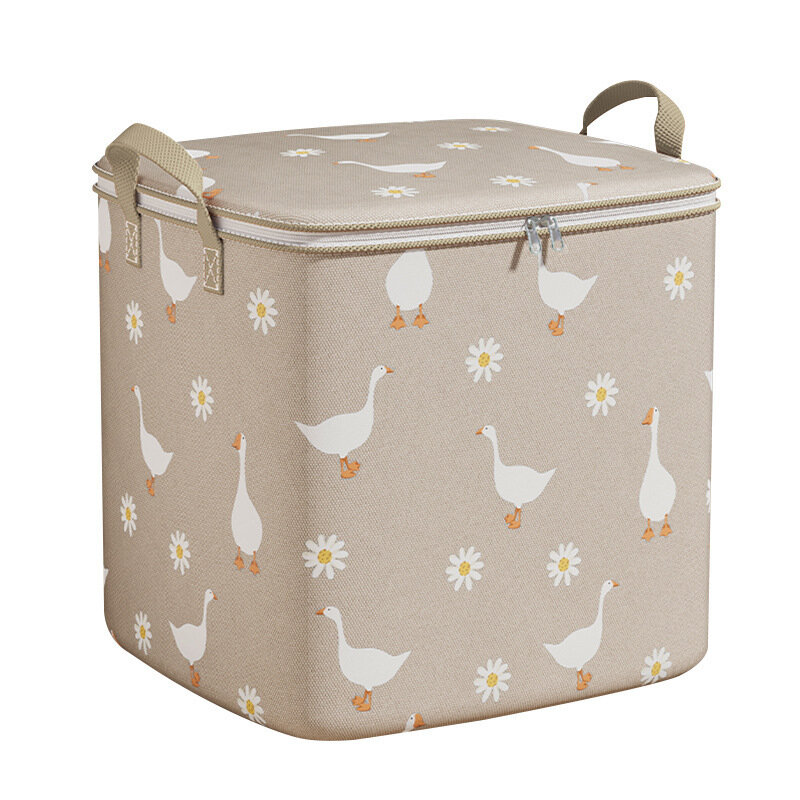 Сумка для хранения стеганого одеяла утята для домашнего нетканого шкафа для упаковки сумки для студенческого общежития