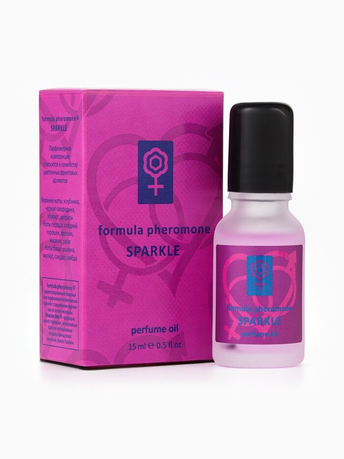 Парфюмерное масло женское с феромонами Formula Pheromone Sparkle, 15 мл 10952922