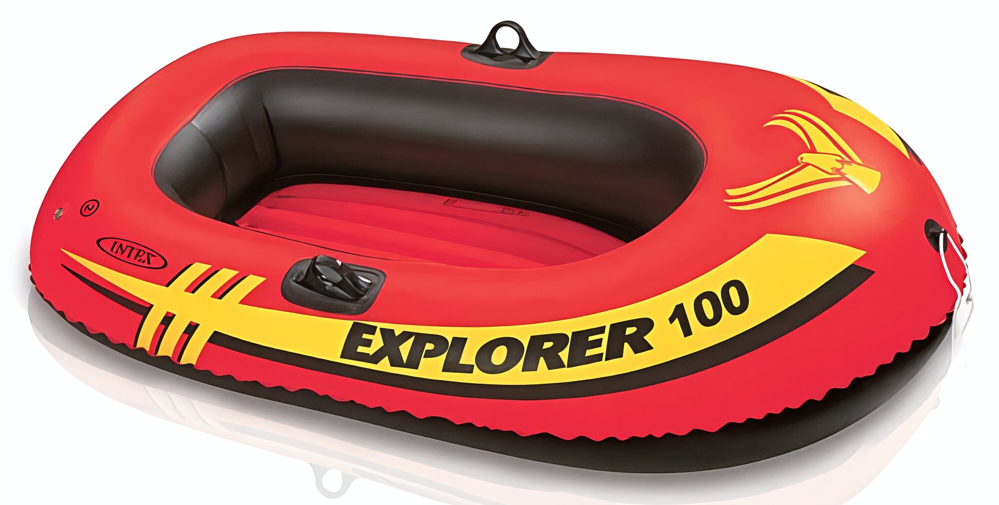 Надувная лодка INTEX EXPLORER 100, 58329, красная, для 1 человека