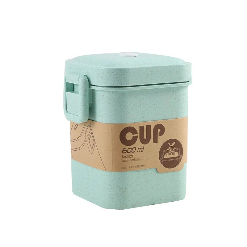 Ланч-бокс WNB WELL NEIGHBOR 300 мл или 600 мл Бирюзовый, Green 600ML