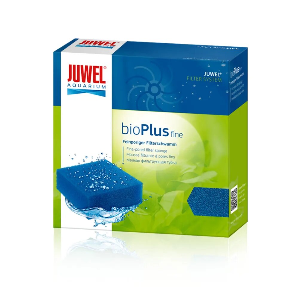JUWEL Фильтр Полипрокладка Карбоновая Губка Nitrax bioPlus Синий, M model 3.0, bioPlus fine