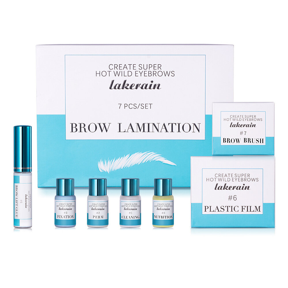 Набор для ламинирования бровей для подъема, перминга и укладки, набор для подъема бровей DIY, инструменты для ухода за глазами для салона и дома, размер упаковки около 16*12*2.1см, вес упаковки около 150г, в комплект входят 1 бутылка очищающей