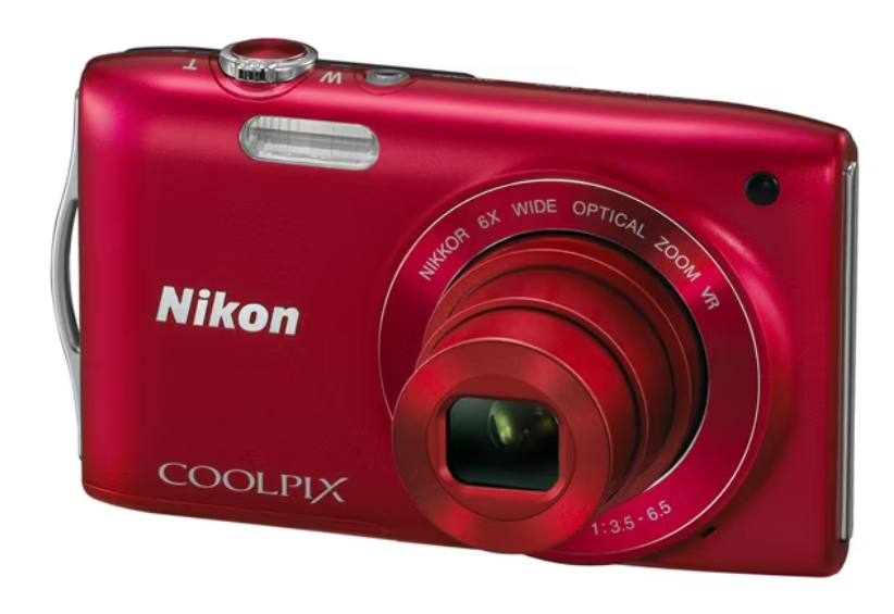 Фотоаппарат Nikon Coolpix S3300, красный