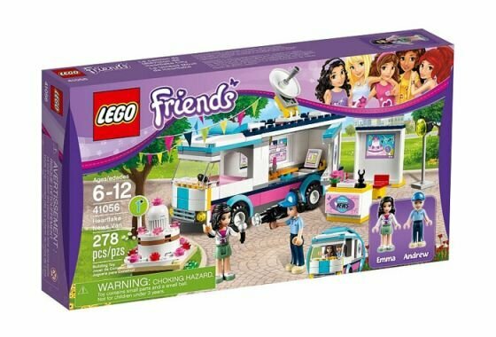 Lego 41056 Friends Фургон журналистов Хартлейк Сити