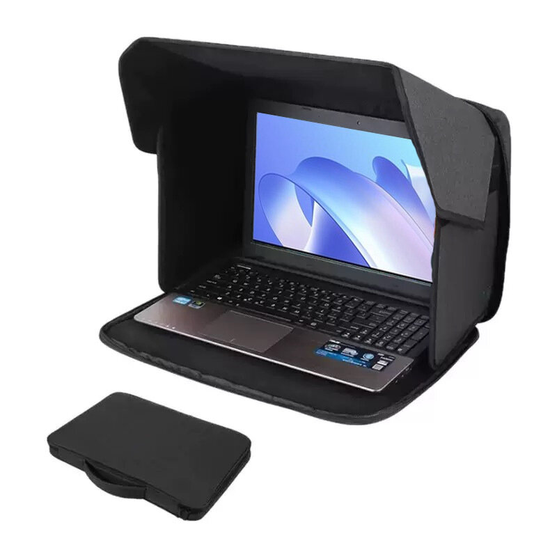 Источник производителя в наличии: солнцезащитный экран для ноутбука, чехол для конфиденциальности компьютера, складная портативная сумка для ноутбука