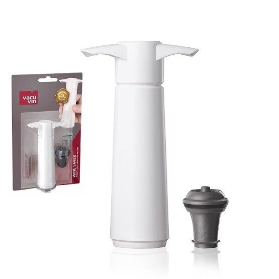 Вакуумная пробка для бутылок Vacu Vin, импортированная из Нидерландов, пробка для шампанского, пробка для хранения вина, насадка для розлива вина, подарочный набор.