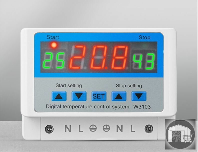 Терморегулятор Вавилон 5000 Вт для обогревателя термостат с датчиком температуры регулятор температуры для холодильника, инкубатора, брудера, теплого пола