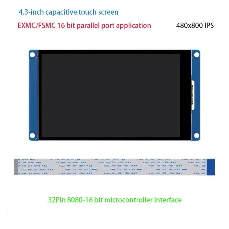 STM32H750VBT6 Разработка модуль 480МГц 4.3 inch 8080