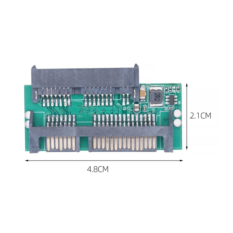 Адаптер-кабель Micro SATA 9+7PIN На SATA 7+15PIN Для Жестких Дисков 1.8-2.5 Дюйма SSD/HDD С Параллельным И Последовательным П. — фото 1