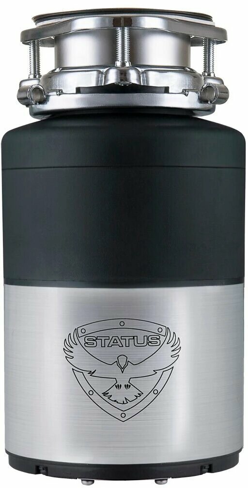 Измельчитель пищевых отходов Status Premium 100, 1.05л, нержавеющая сталь, серебристый