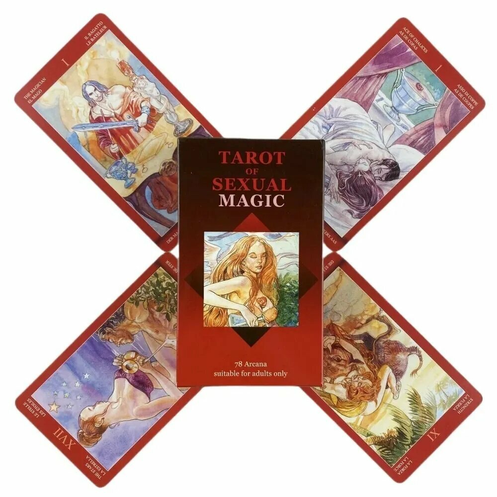 Карта Таро Мини Размер Сексуальной Магии/Mini Size Tarot Of Sexual Magic