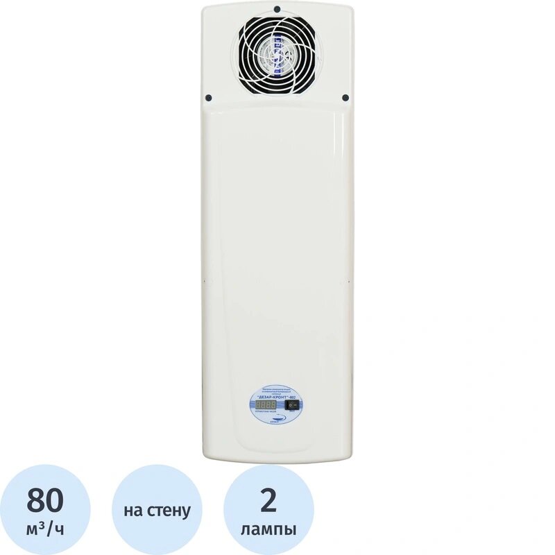 Облучатель-рециркулятор дезар-кронт 802 настенный
