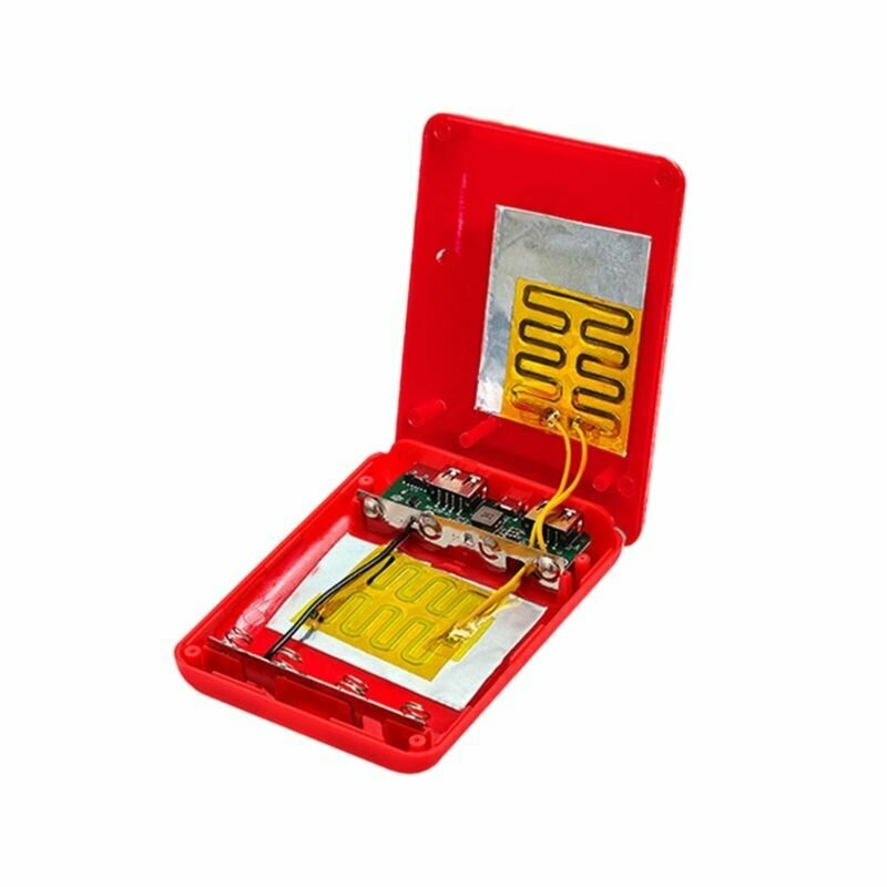 DIY Power Bank Box 4x18650 Внешний корпус батареи с несколькими вариантами цвета в комплект не входит USB-выход 5 В/2,1 А