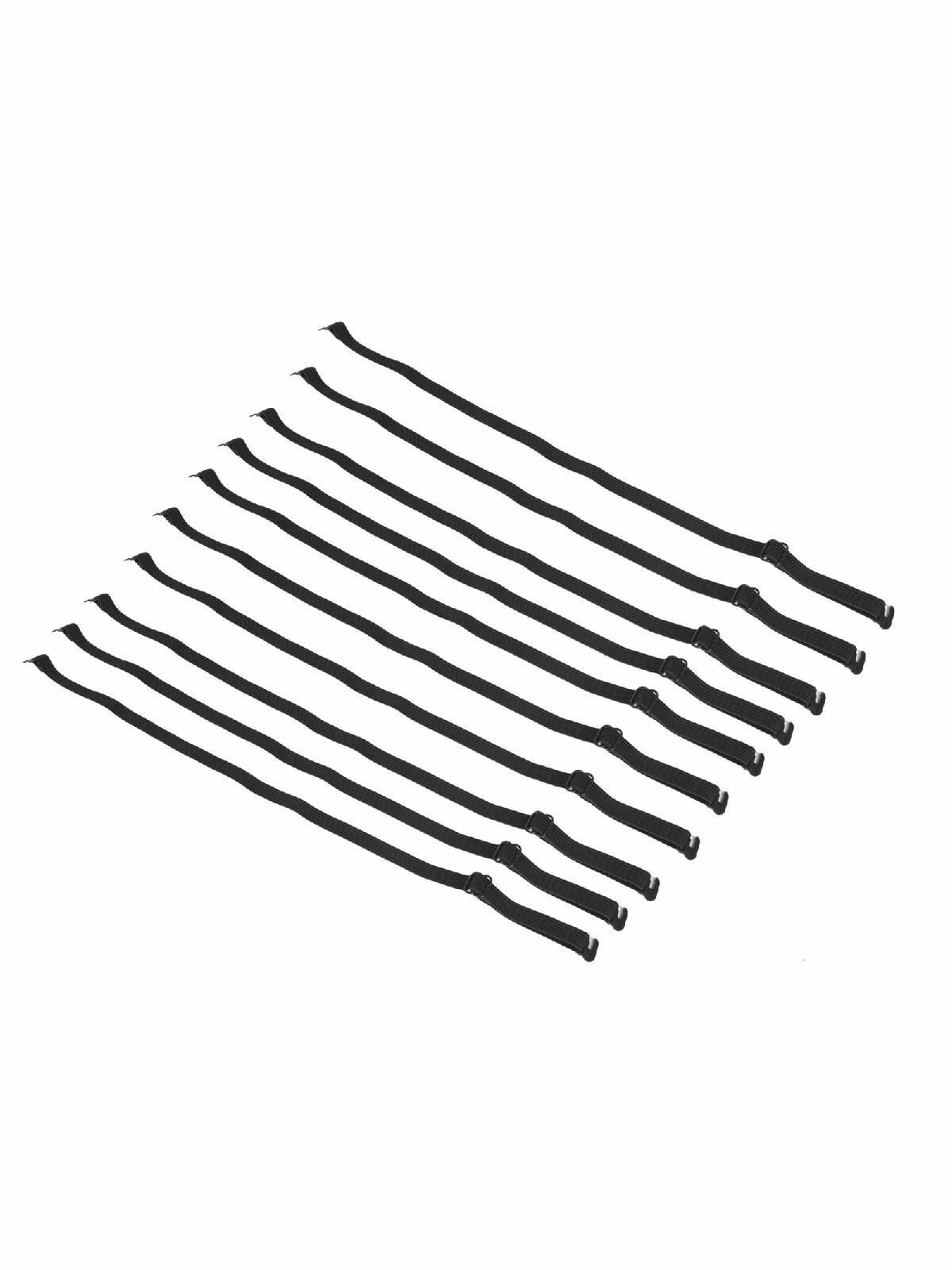 Регулируемый ремешок для бабочек (10 шт.), - Черная пряжка для ножа