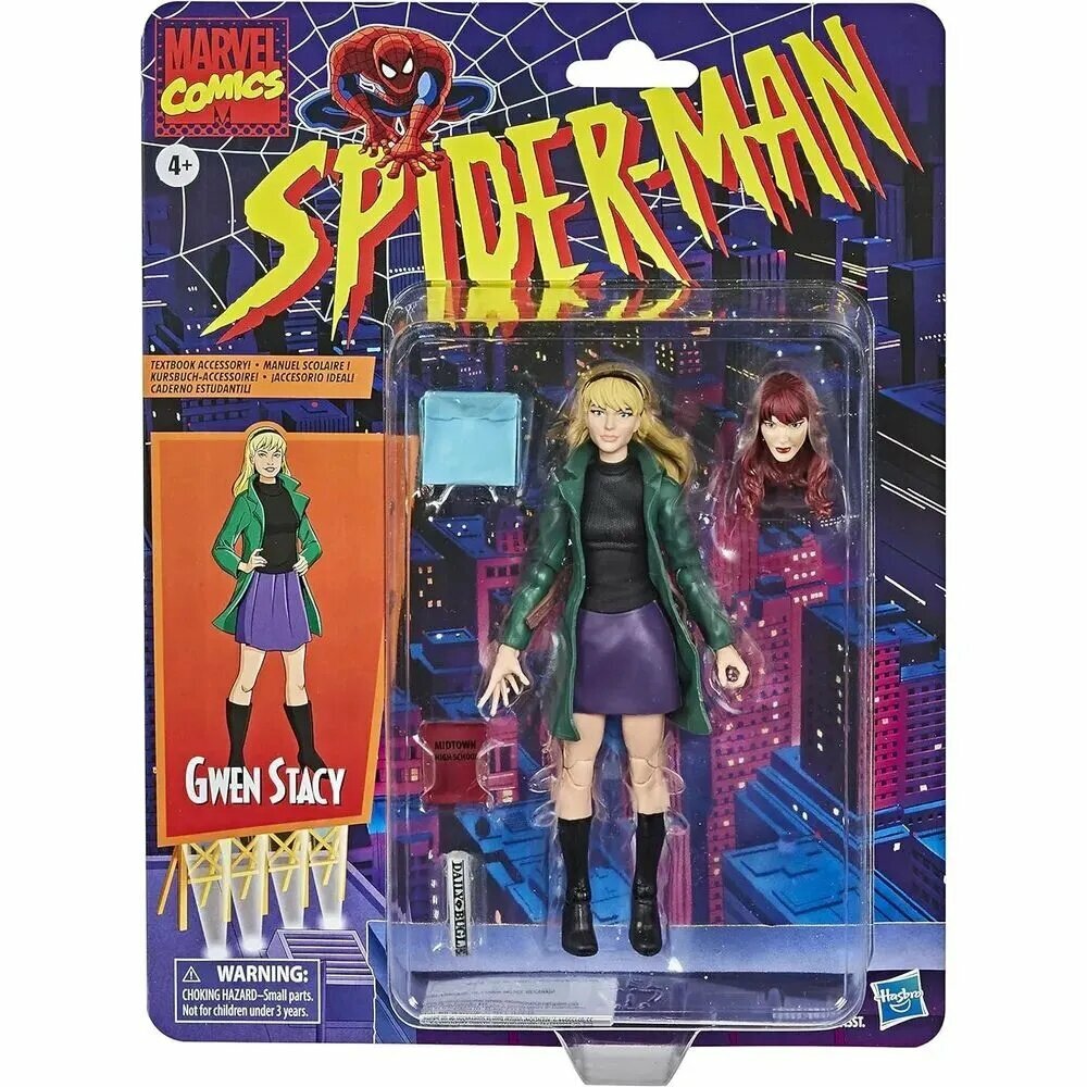 Фигурки Hasbro 6-дюймовое коллекционное издание Гвен Стейси из серии Marvel Legends о человеке-пауке