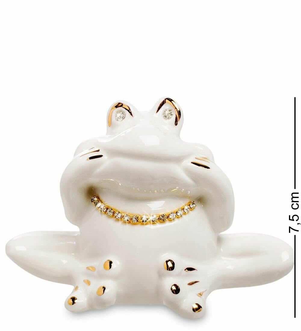 Фигурка Лягушка A2101315 разностор, Фарфор