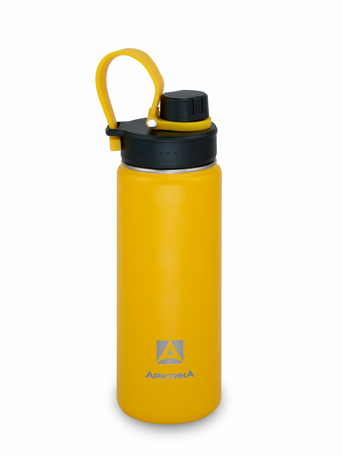 Термокружка Арктика 0.53л желтая 708-530S со спортивной крышкой