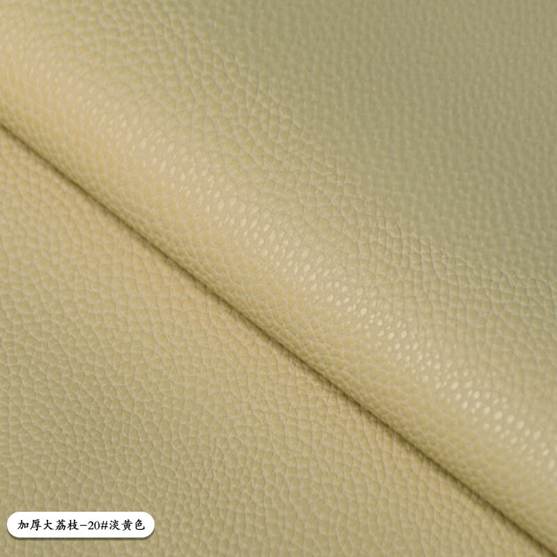 Утолщенная большая ткань из искусственной кожи с текстурой личи, мягкая кожа для диванов, материал для обуви, имитация искусственной кожи от фабрики