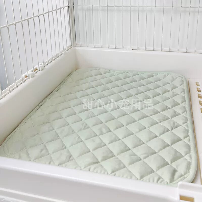 Коврик для клетки Dayang R81, однотонный, хлопковый, для кроликов и морских свинок, моющийся, R100 Светло-зеленая