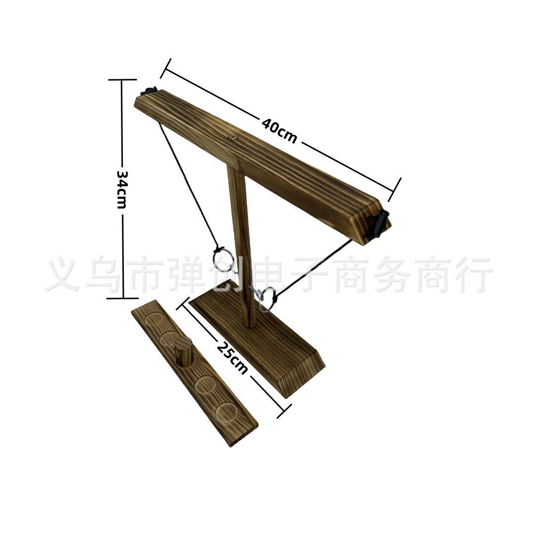 Игра в кольца, деревянная настольная боевая игрушка, новая крючковая игра в кольца