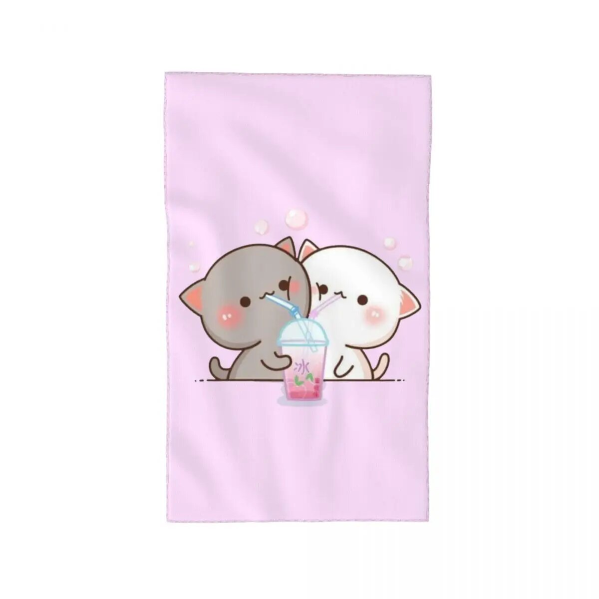 Bubu Dudu Love Story Быстросохнущие Полотенца Розовый, 5