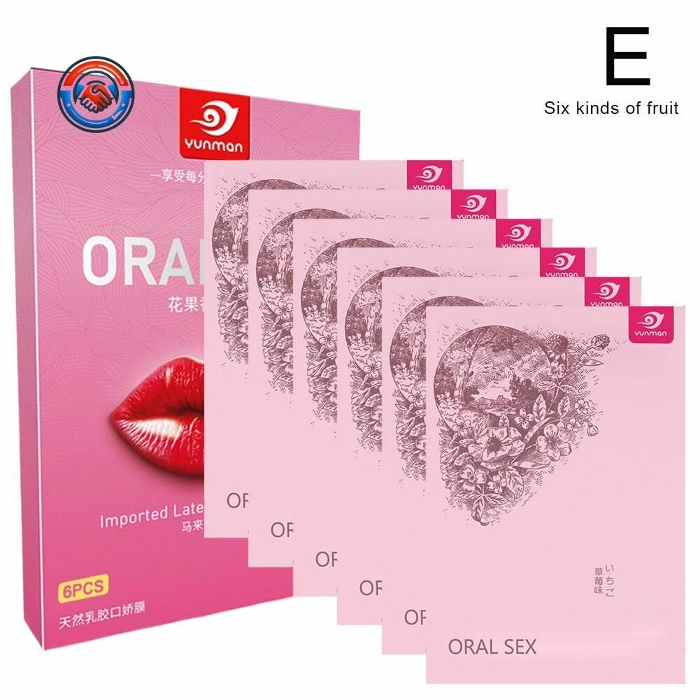 Латексная салфетка-маска для оральных ласк, универсальный барьер для безопасного секса, 3 5 6 шт в упаковке, тонкая эластичная диафрагма, защита при куннилингус и анилингус, интим-аксессуар для пар
