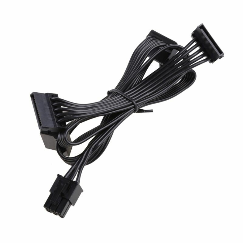 Кабель питания PCIe 6Pin Male to 4 SATA для модульной линии серии RM550x RM650x RM750x RM850x RM1000x