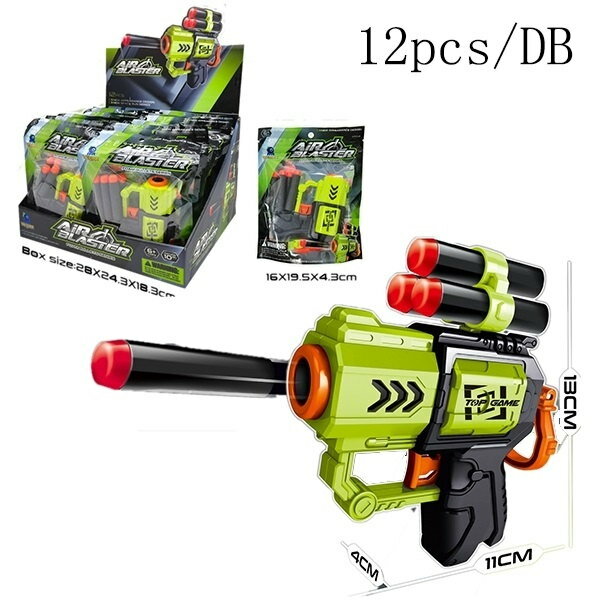 Бластер Top Game 11 см с мягкими пулями (4 шт) 118A-1 с 6 лет