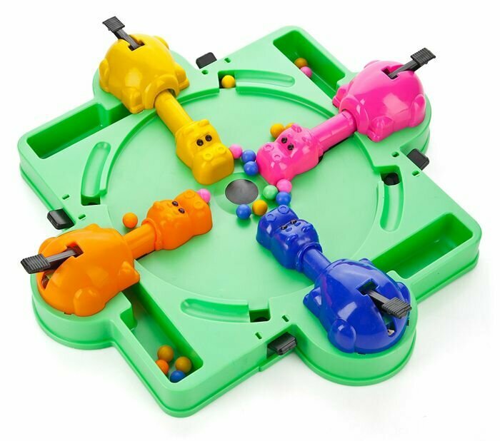 Спортивные игры Настольная игра Зообильярд Бегемотики арт.10078 с 4 лет