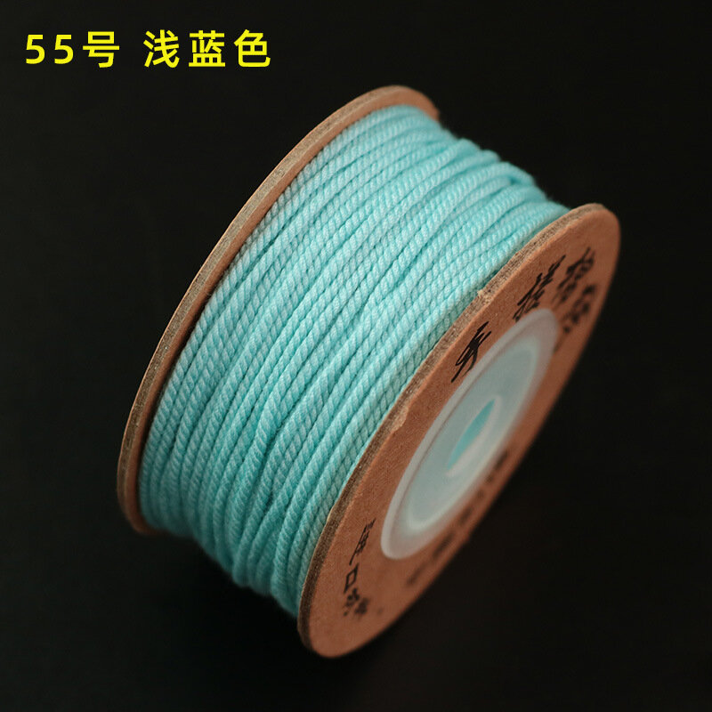 Тибетский стиль, ручная скрутка хлопковой нити для рукоделия, специальная веревка звезды и луны, нить для плетения браслетов, прочная хлопковая веревка для бисера