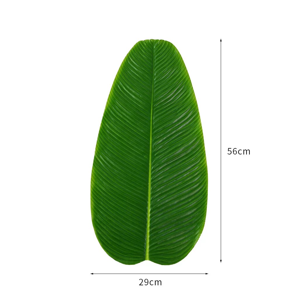 Настольные салфетки с листьями банана, имитирующие большие зеленые листья, украшение для нижней части фруктового