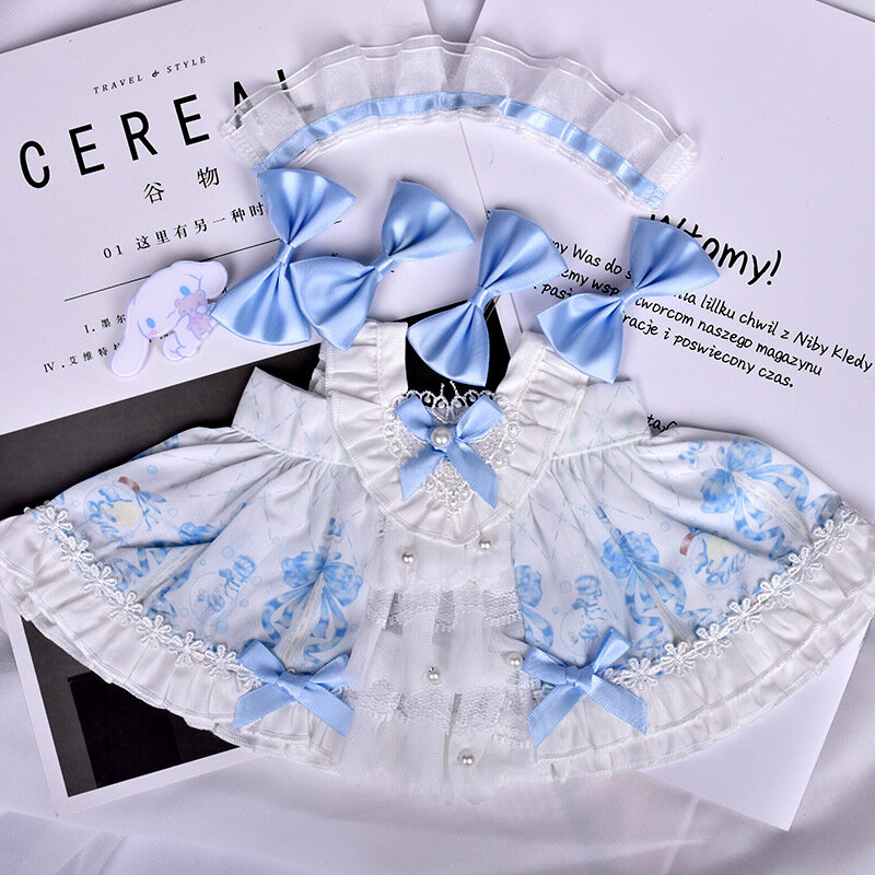 2026 Новейшие Одежда 38 см Bubble Mart Labubu Angel Leader Летнее Платье Одежда для Кукол Модный Наряд