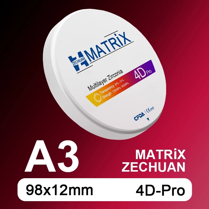 Циркониевый диск ZECHUAN MATRiX 4D-Pro A3 98x12mm