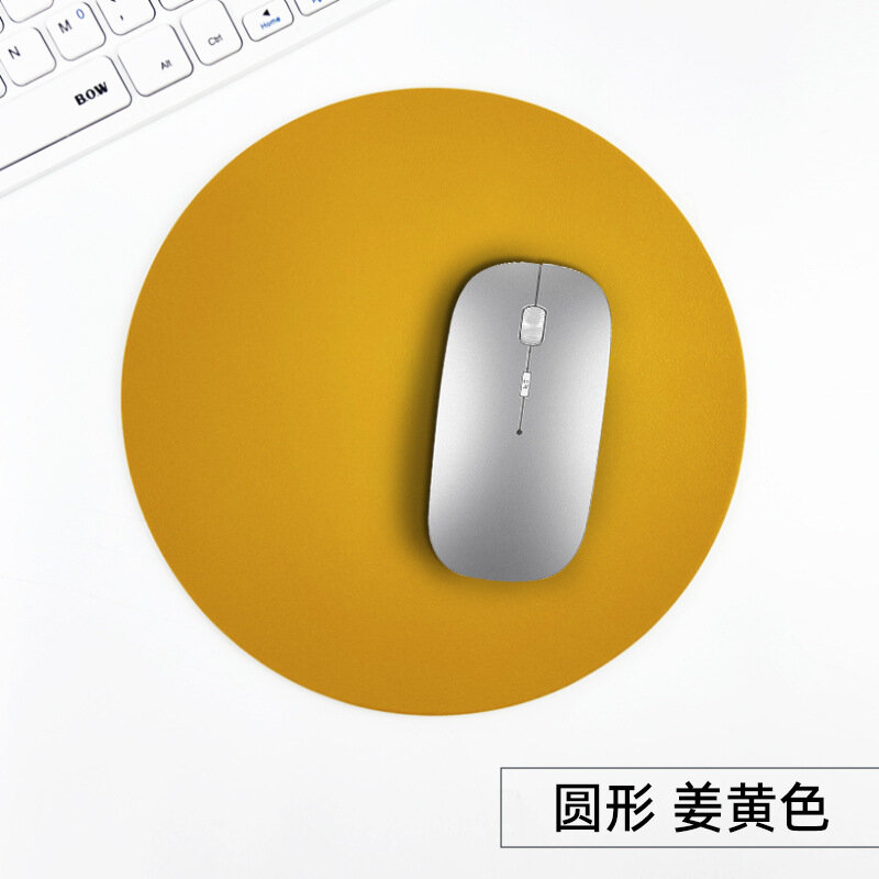 Кросс-бордерный PU кожаный утолщенный подкладной материал для этикеток, устойчивый к грязи, многоцветный, квадратный и круглый кожаный подкладной материал для этикеток с возможностью нанесения логотипа