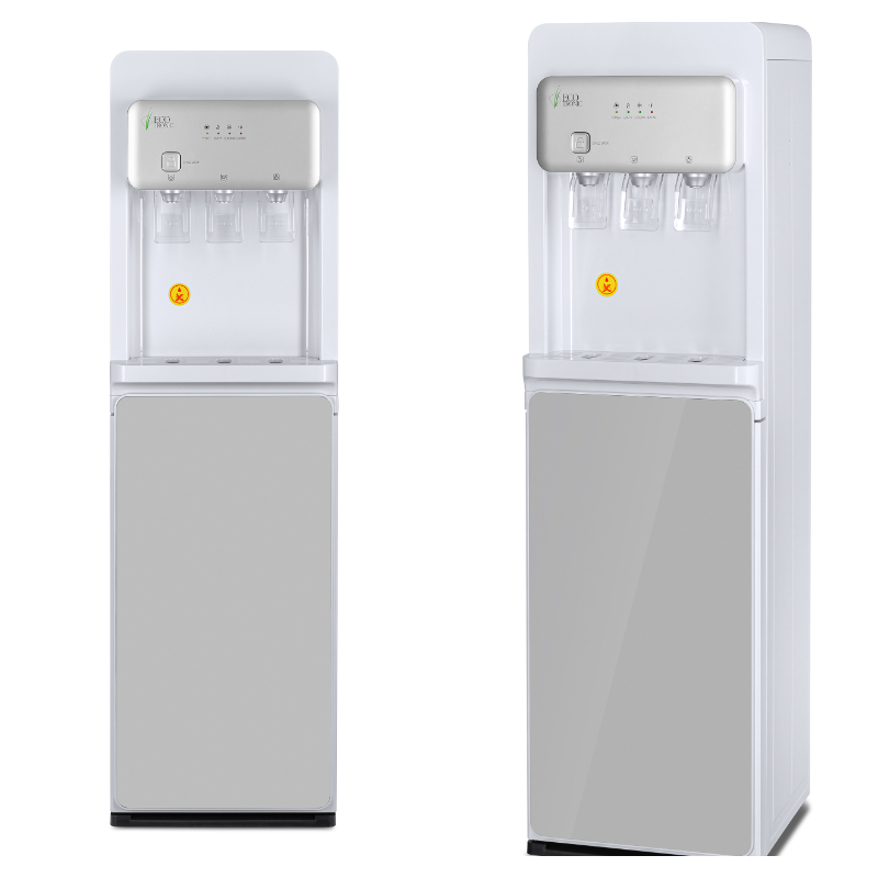 Кулер Ecotronic K43-LXE white-silver с нижней загрузкой бутыли
