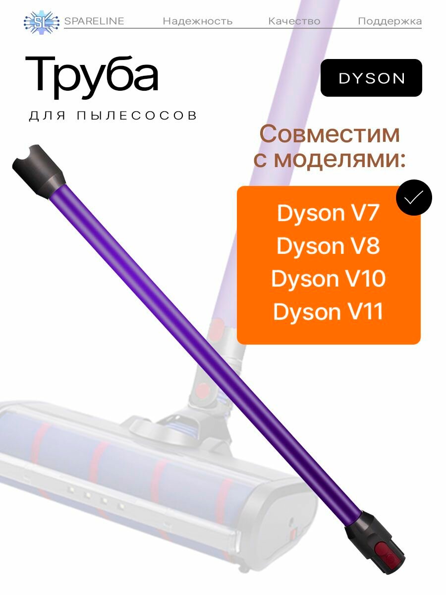 Труба для пылесоса Dyson V7, V8, V10, V11, V15, SV10, SV11, SV12
