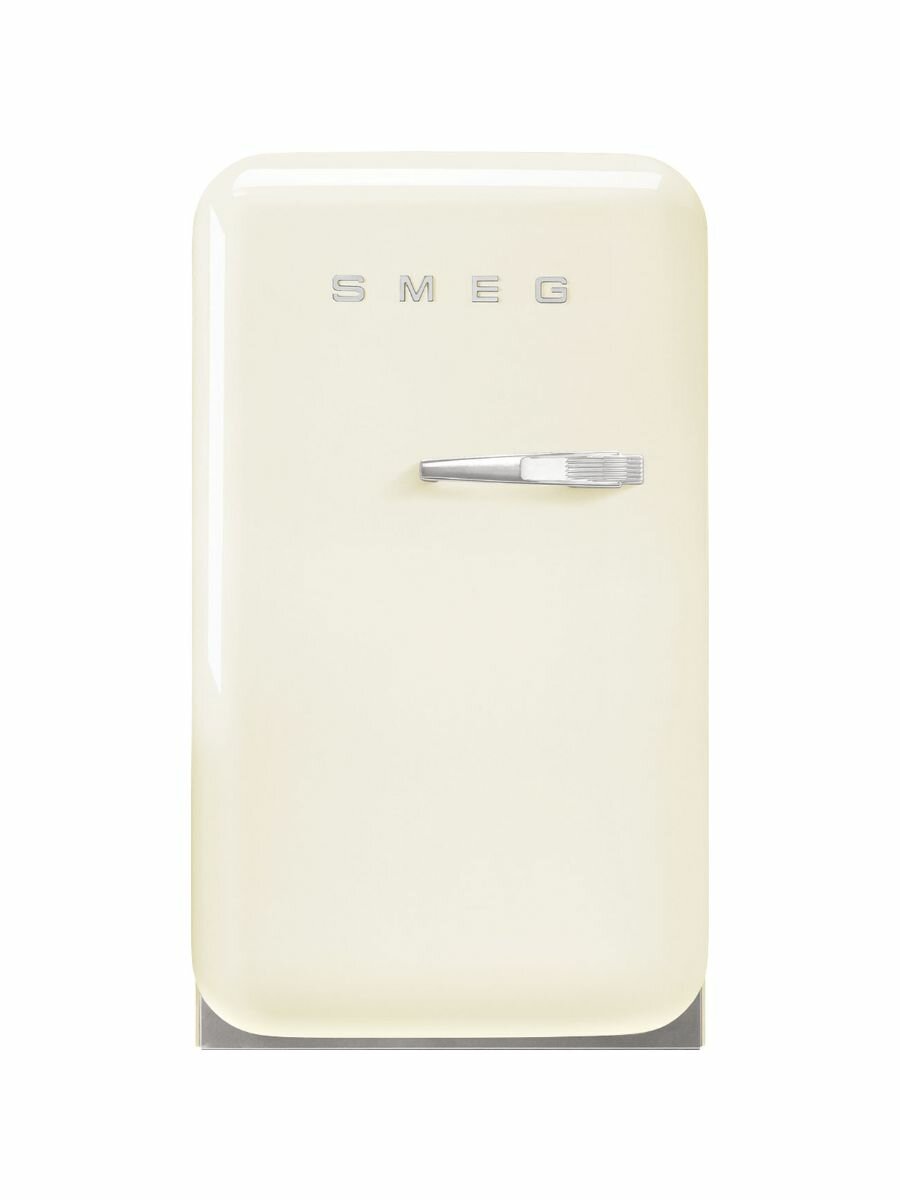 Холодильник Smeg FAB5LCR6, электромеханическое управление, кремовый