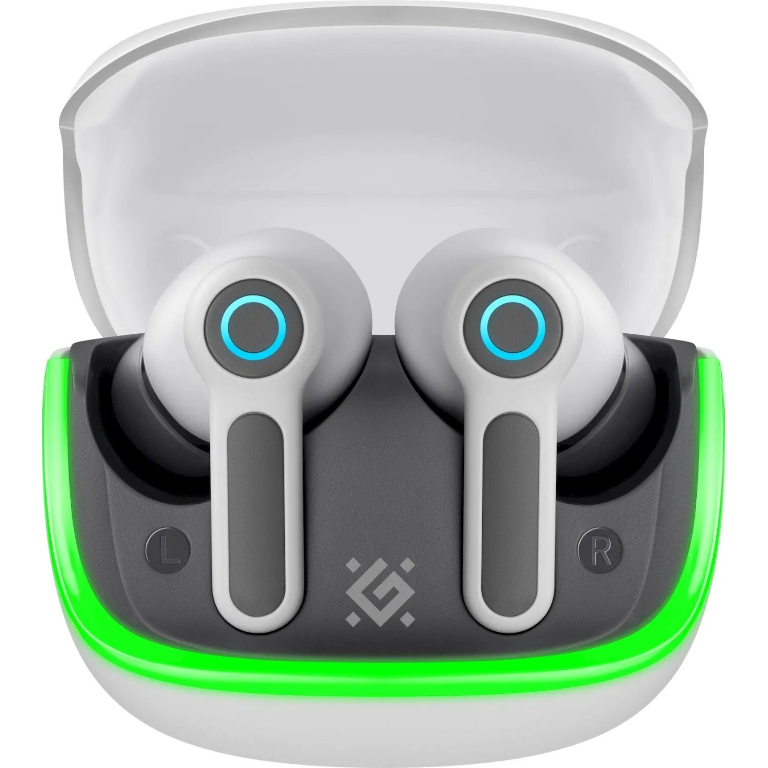 Наушники Defender CyberDots 290 белый, игровые TWS, Bluetooth