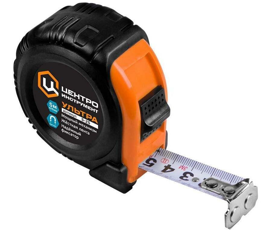 Рулетка 3МХ19ММ ультра кауч магнитная С фикс ЦИТ