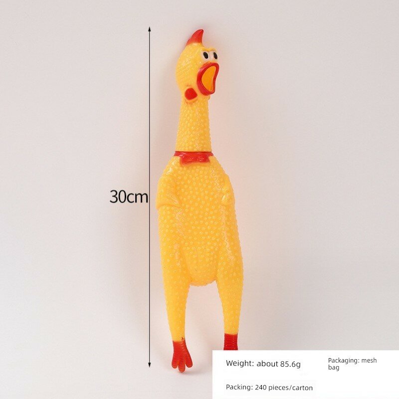 Игрушка для собак: кричащая отчаянная курица, пищащая курица, устойчивая к укусам курица, которая издает звуки,