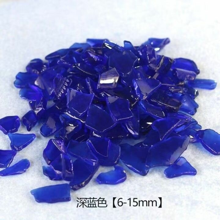 Основа для ландшафтного дизайна аквариума, нерегулярные стеклянные частицы, гидропонная поверхность для растений, ручная работа, креативные смешанные цветные стеклянные частицы