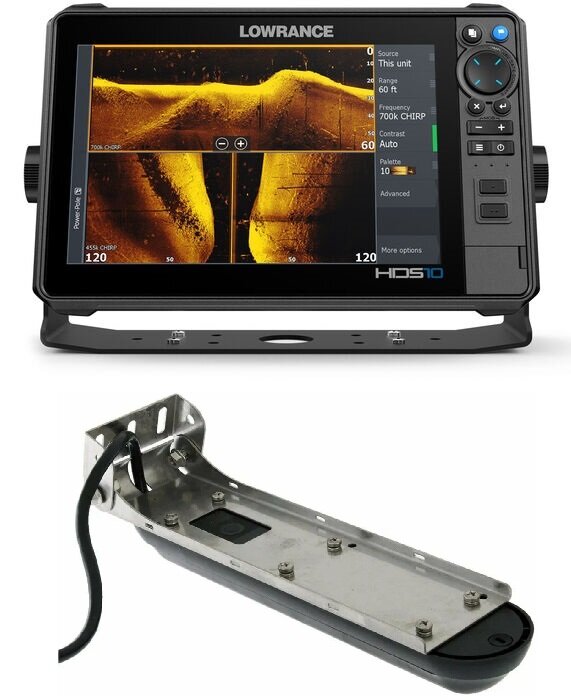 Эхолот Lowrance HDS-10 PRO с датчиком Active Imaging 3-in-1 2 поколения, прошивка 25.2