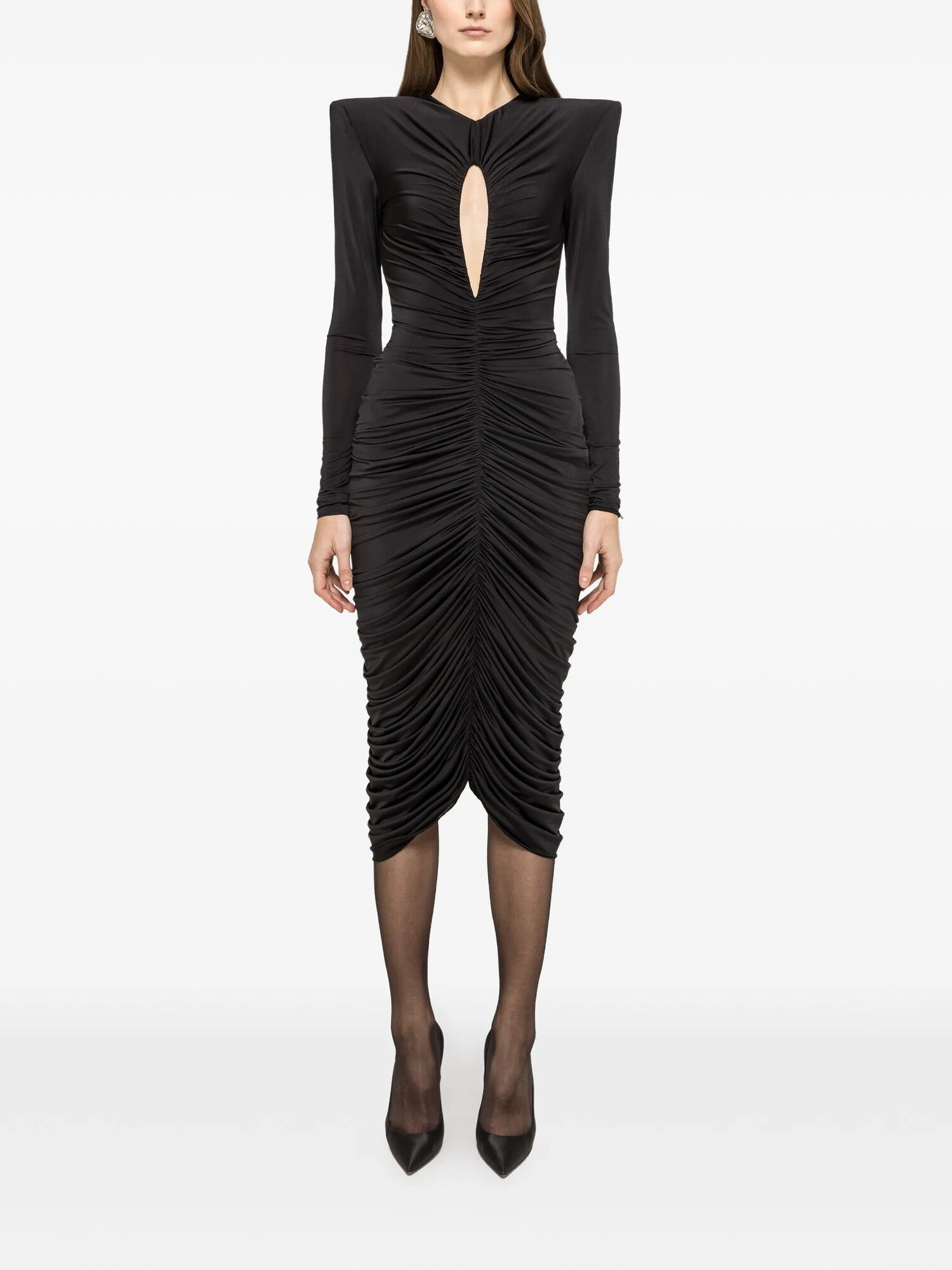 Платье Nissa Ruched midi dress, размер 42 — фото 1
